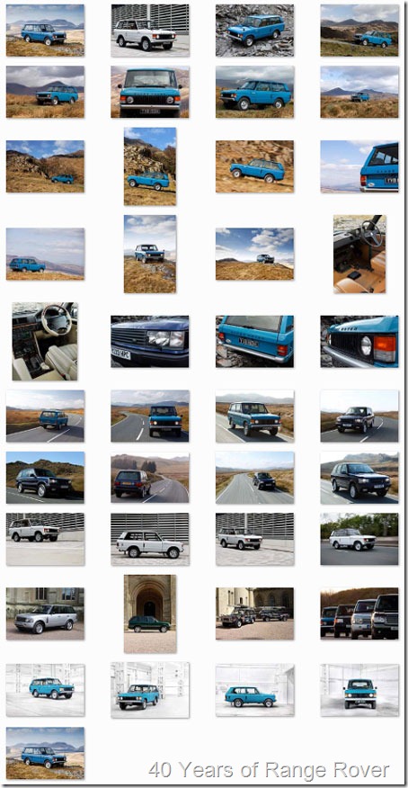 40 Years of Range Rover – The Pictures & Press Release - OVALNEWS.com ...