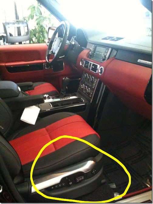Range Rover – Rear Seat Recline–Controls for Style 2 » OVALNEWS.com ...